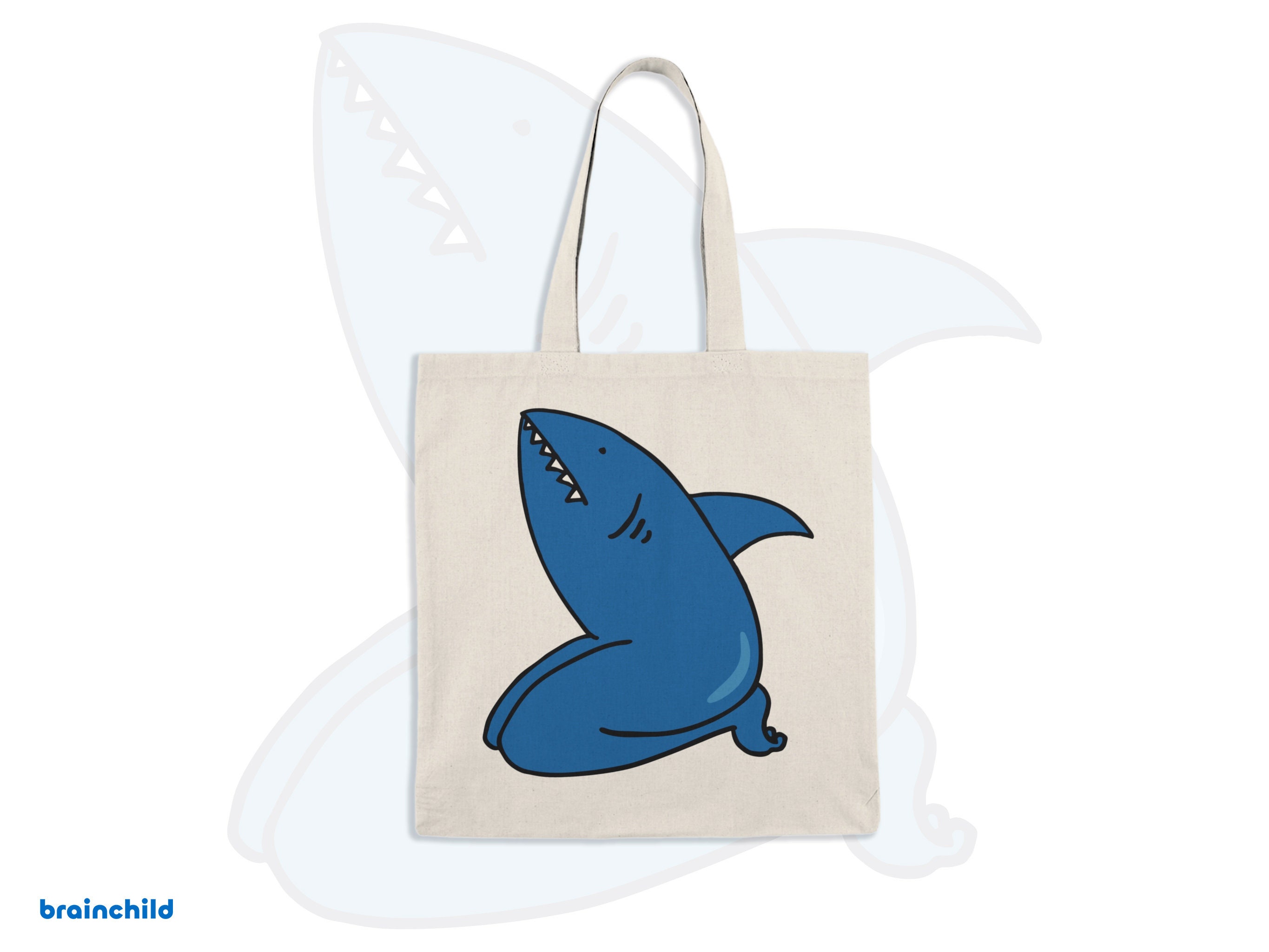 Hot Shark Tote Bag Aesthetic Unique Beach Bag Retro Vibe Gift for Shark ...