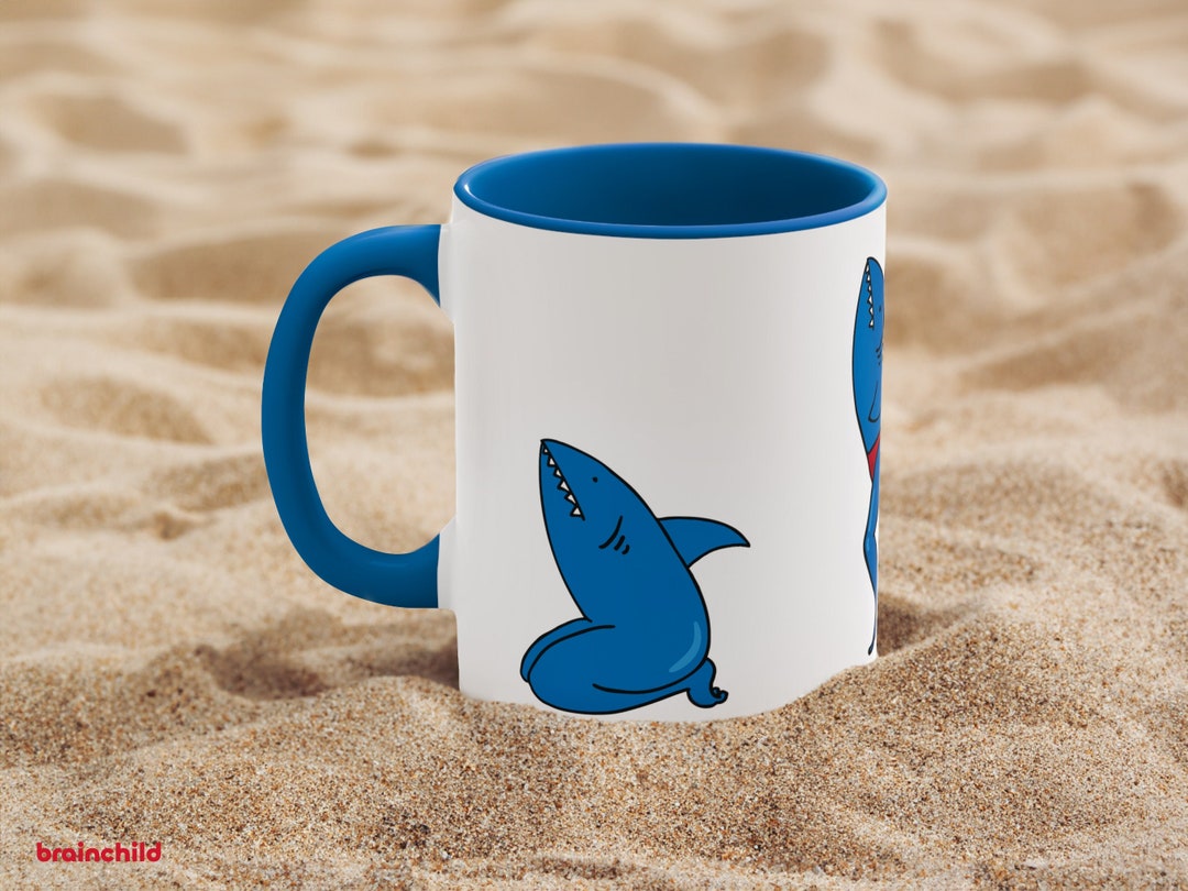 Funny Shark Mug | Quirky Coffee Mug | Funny Fish Mug | Unique Shark ...