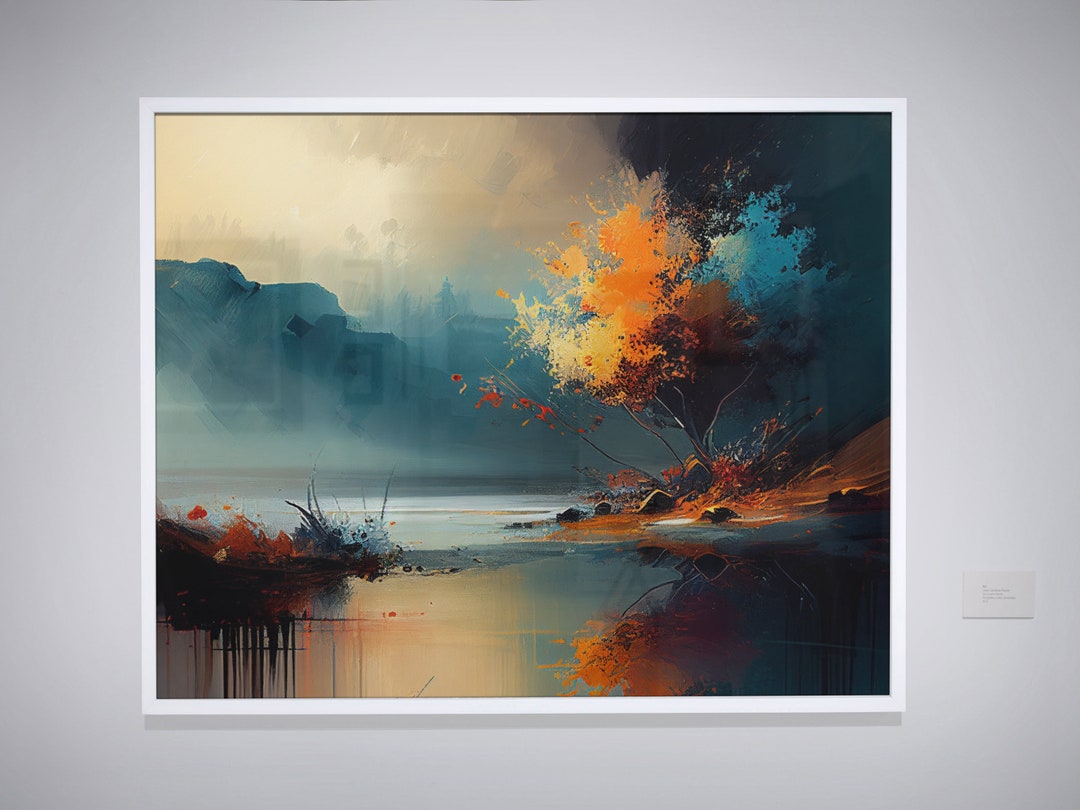 Abstract Landscape Digital Download, Home Decor, Printable Art ...