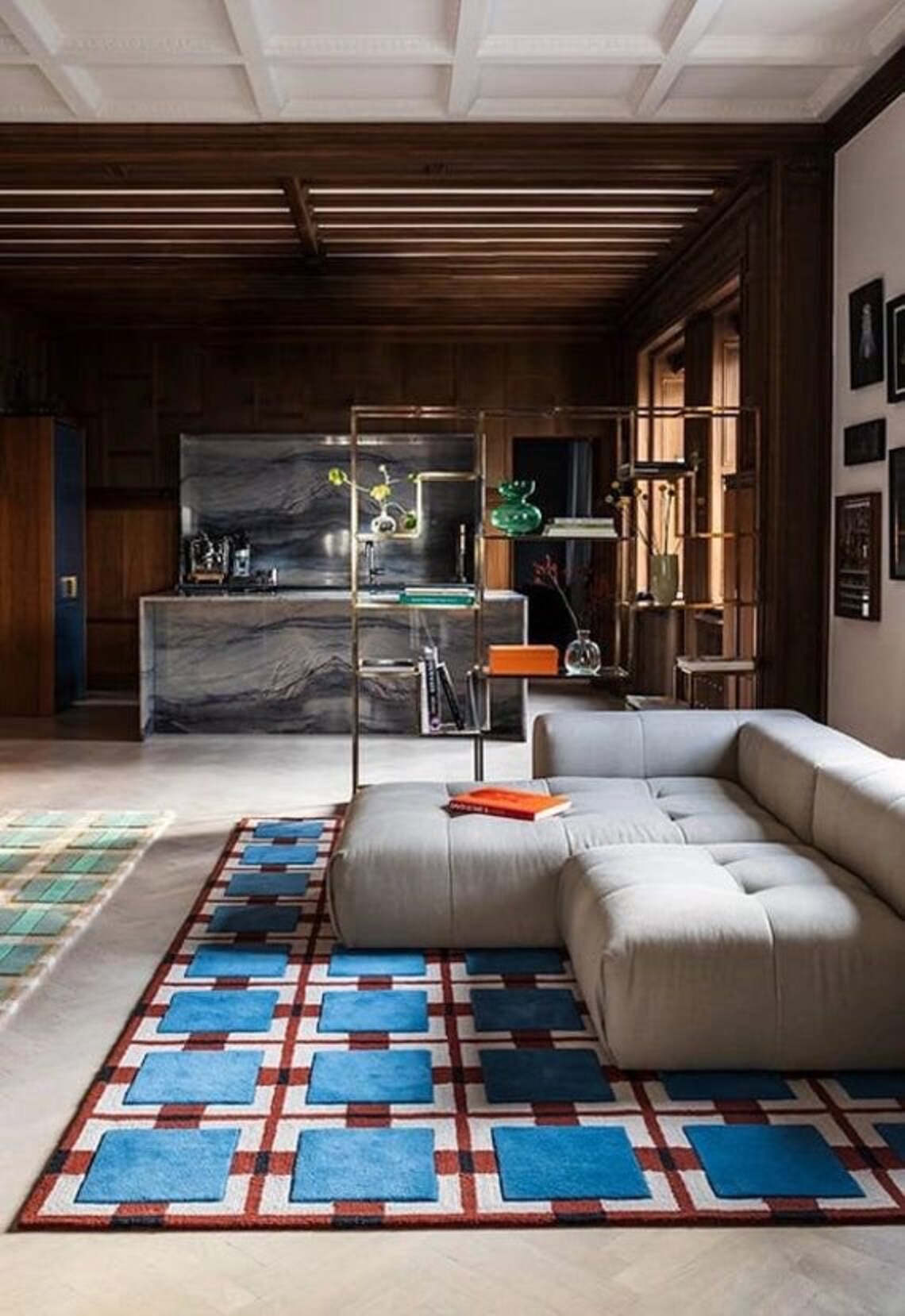 Evelina Kroon Light Blue Rugs Designer Hand Tufted Wool Rug Modern Rug ...