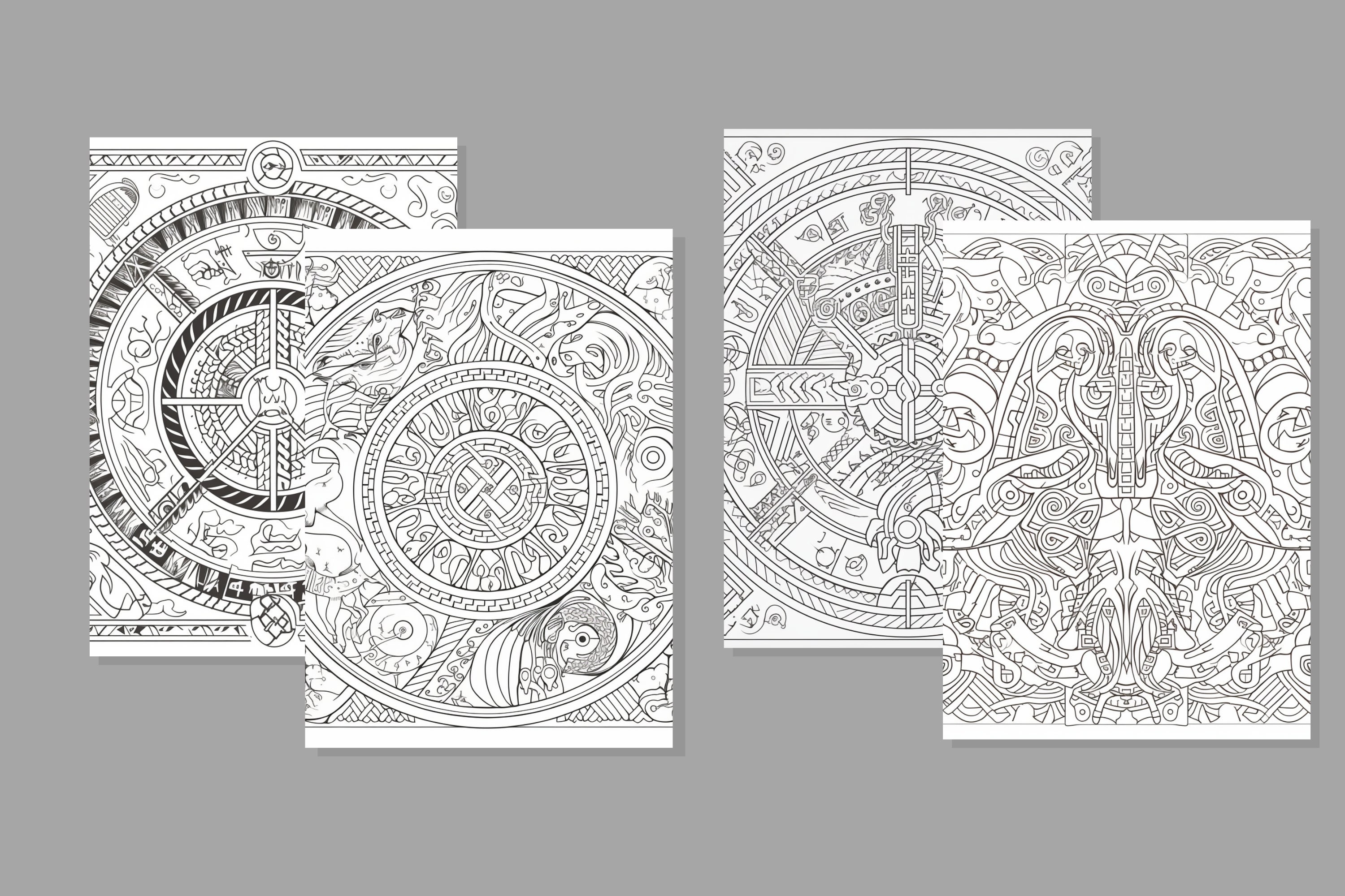 Nordic Runes and Designs Coloring Pages Coloring Pages Coloring Book ...