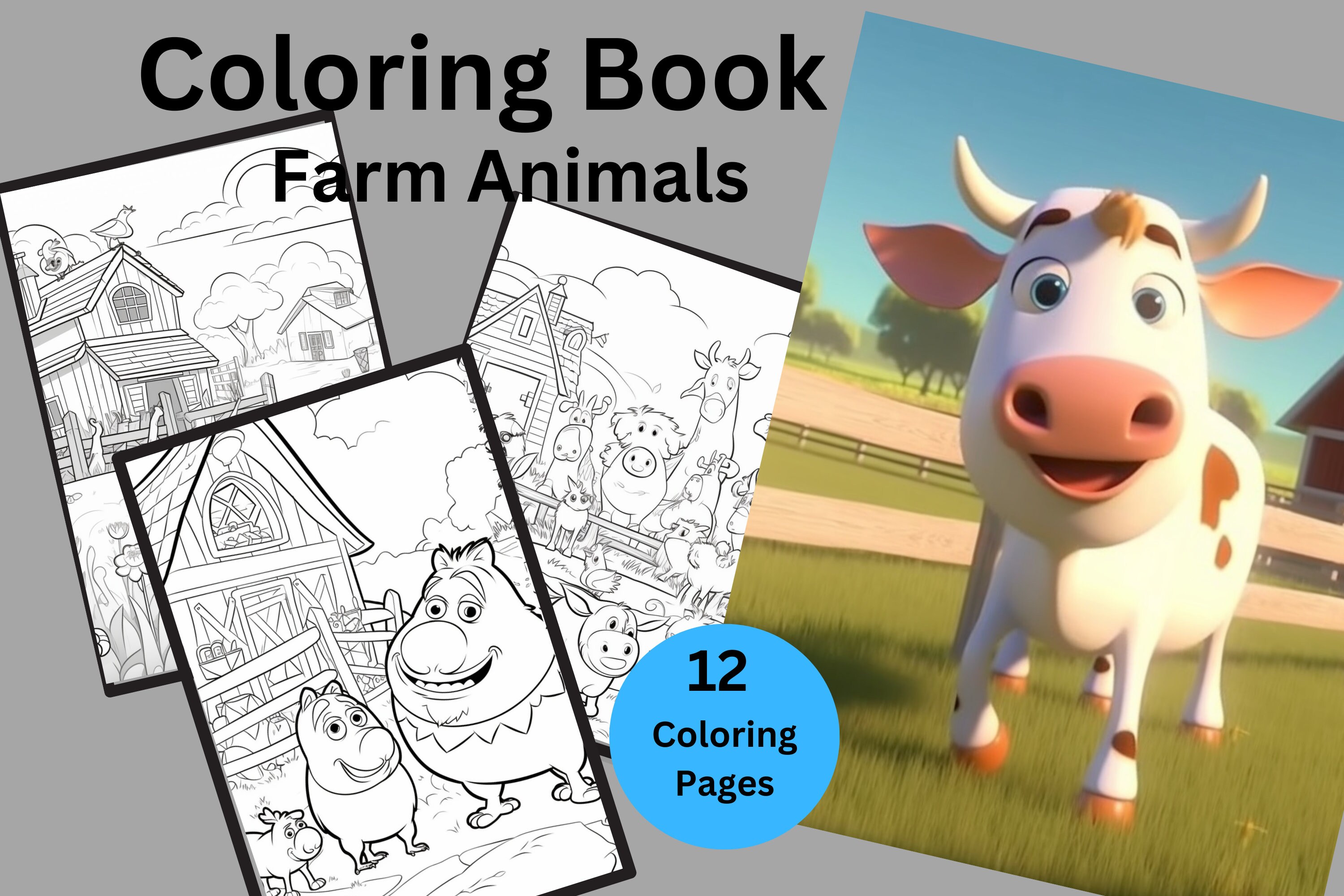 Dairy Farm Coloring Pages