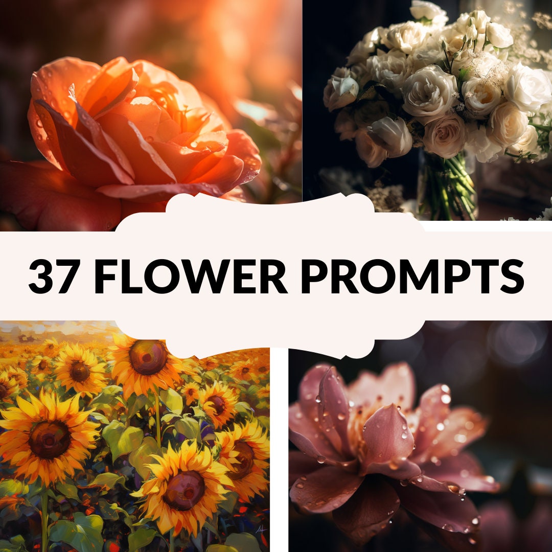 37 Flower Prompts, Midjourney, Professional Midjourney Prompts ...