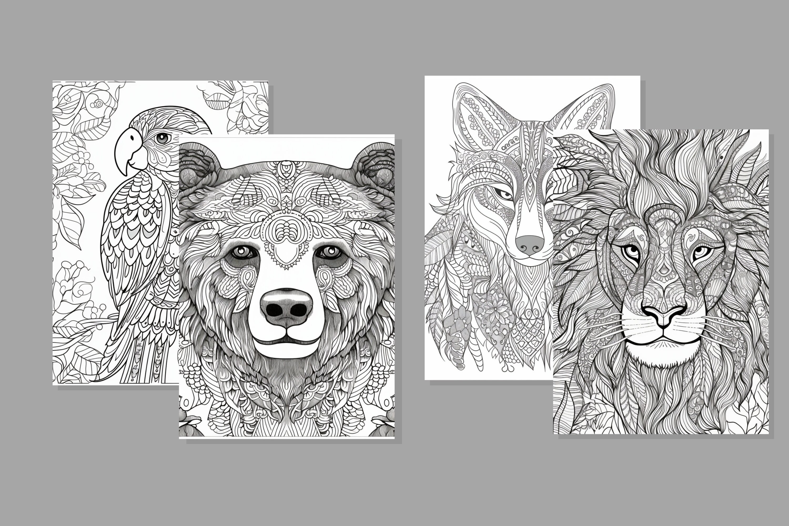 Adult Animal Coloring Pages Coloring Pages Coloring Book Printable ...