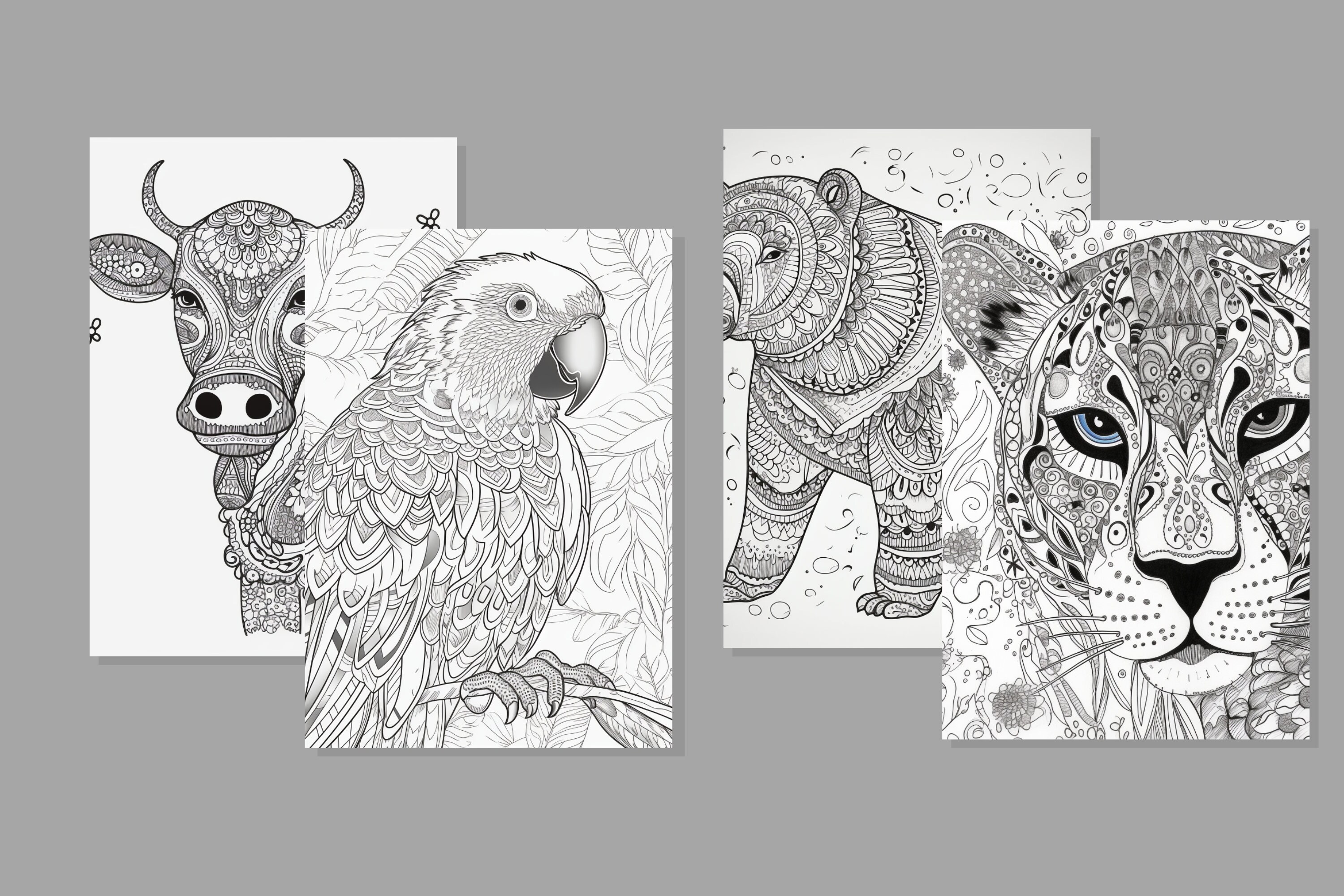 Adult Animal Coloring Pages Coloring Pages Coloring Book Printable ...