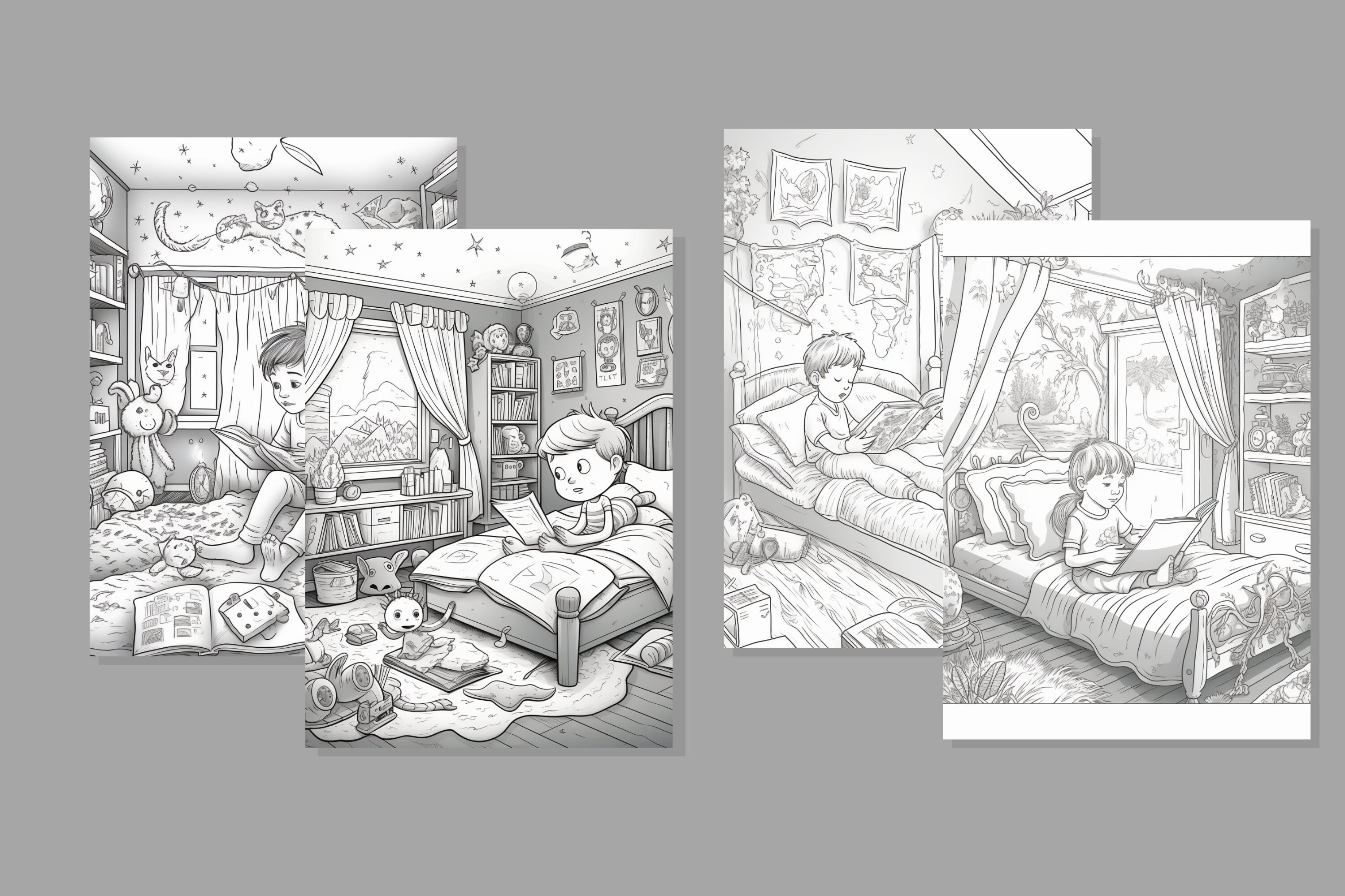 Boy Reading Coloring Pages Coloring Pages Coloring Book Printable ...