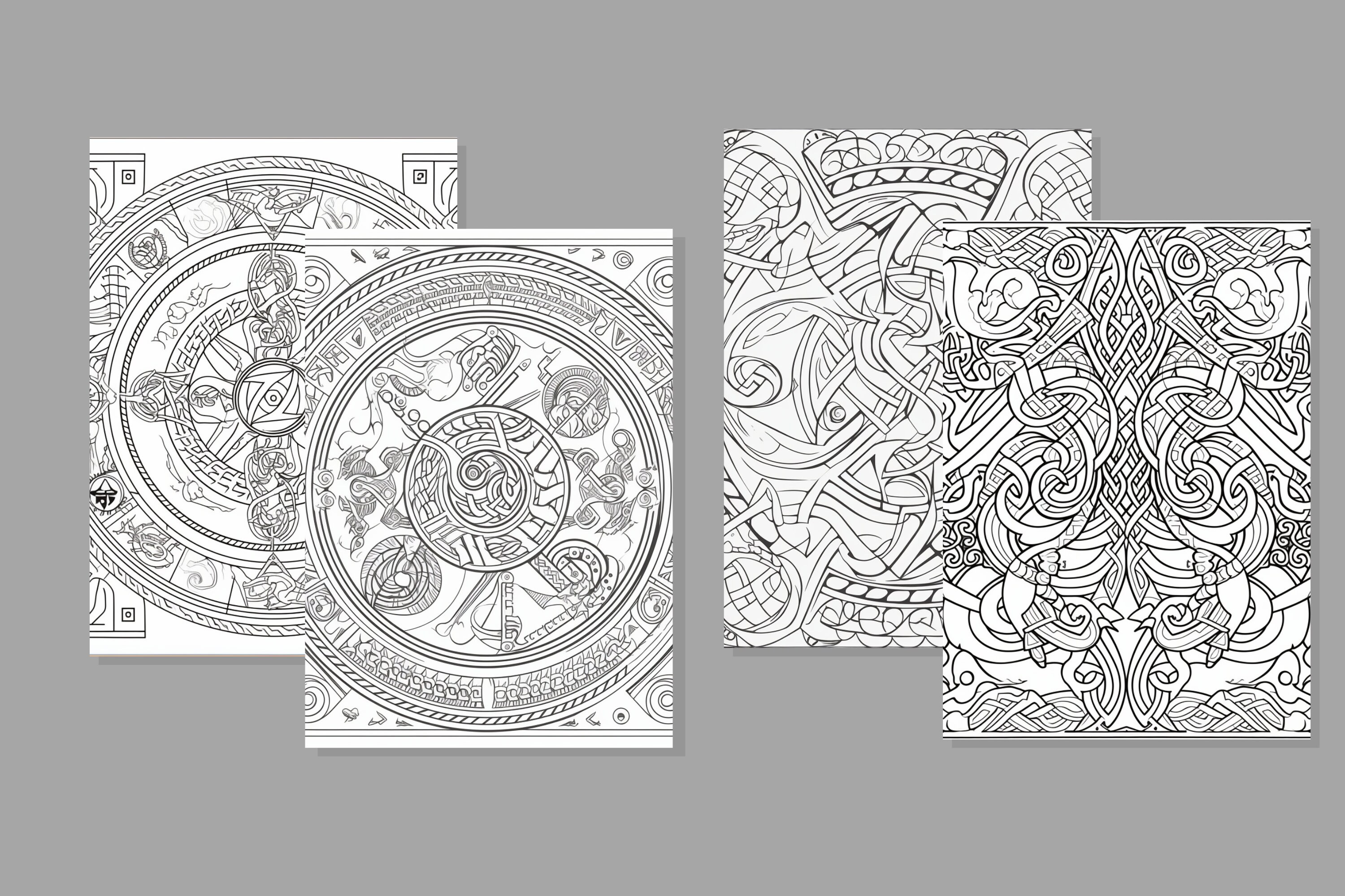 Nordic Runes and Designs Coloring Pages Coloring Pages Coloring Book ...