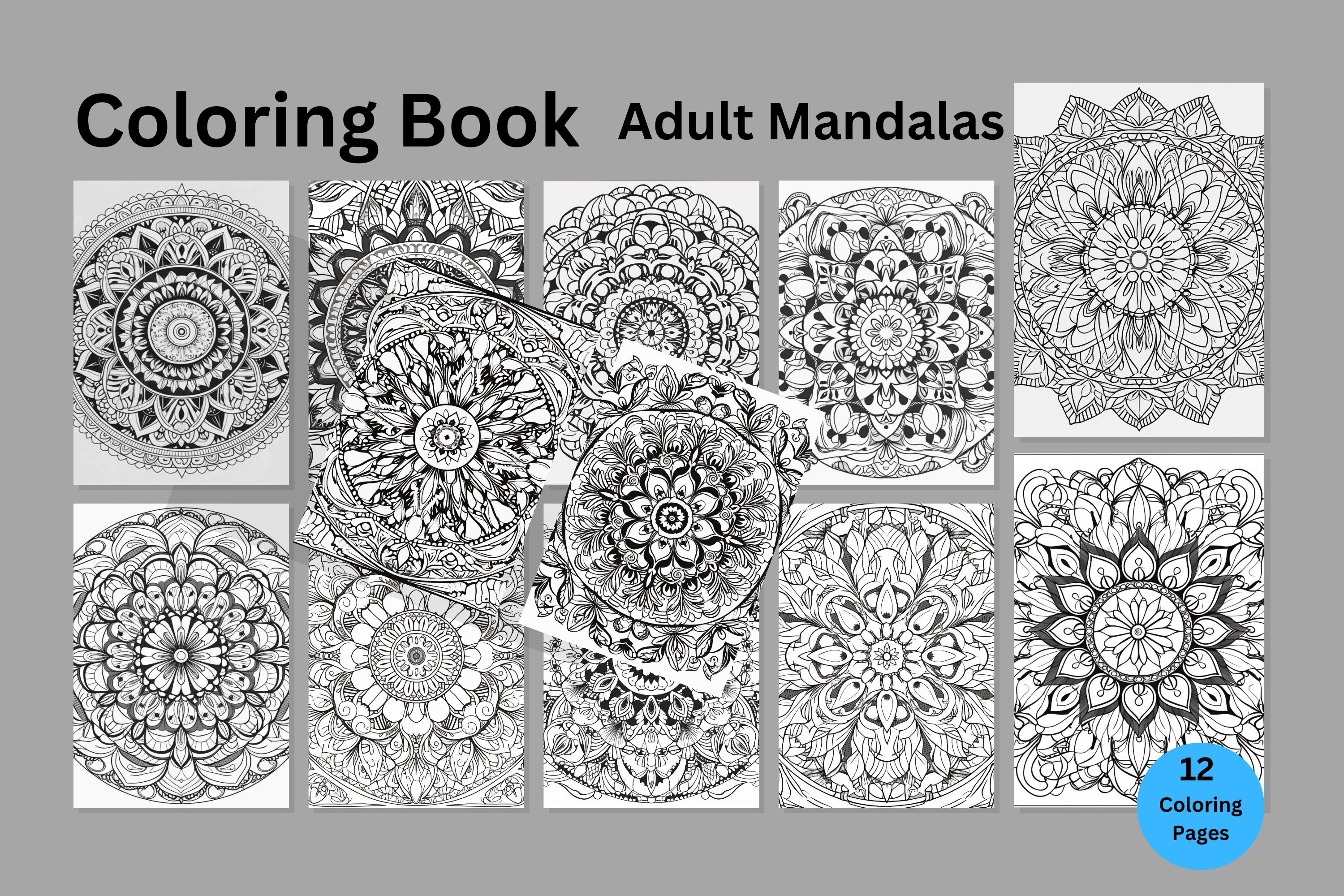 Adult Mandalas Coloring Pages Coloring Pages Coloring Book Printable ...