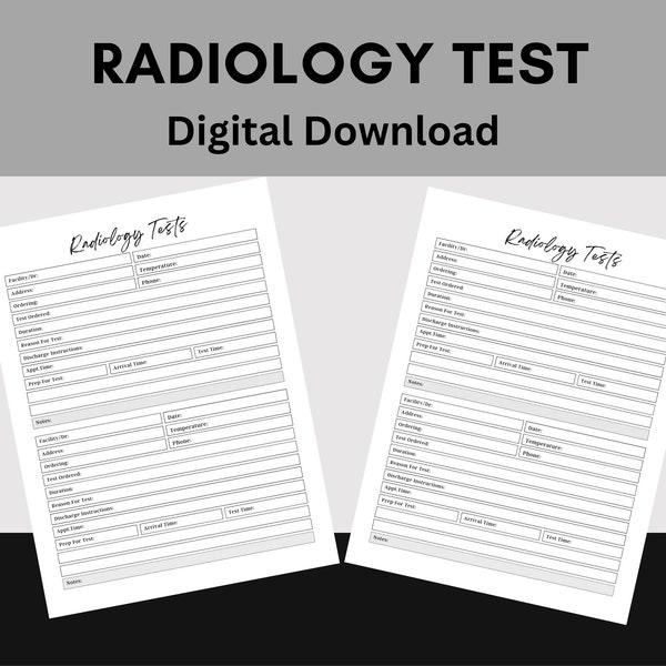 Healthcare Tracker - Etsy