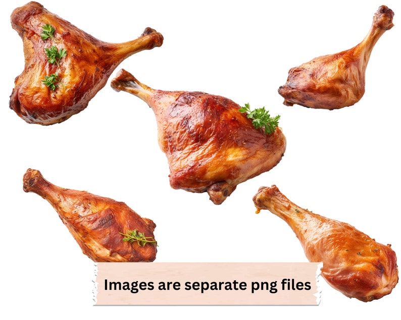 Turkey Leg Clipart Turkey Leg Png Files Instant Download Etsy