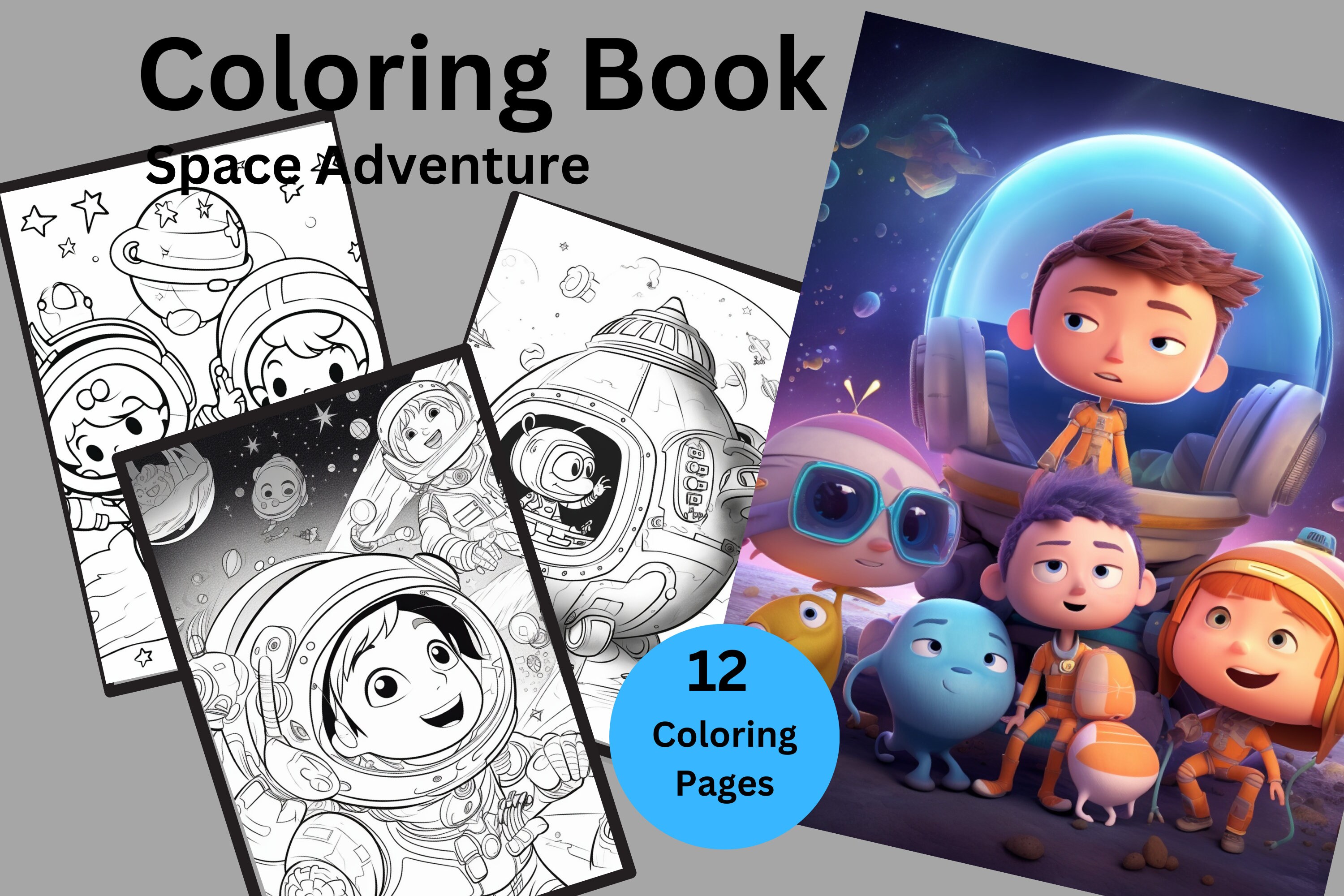 Space Adventure Coloring Pages Coloring Pages Coloring Book Printable ...