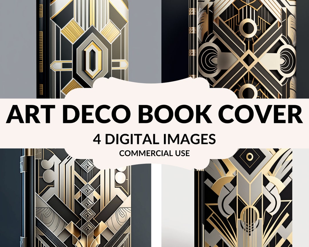 Art Deco Book Cover Wall Art Art Deco Digital Print Home Decor Digital ...