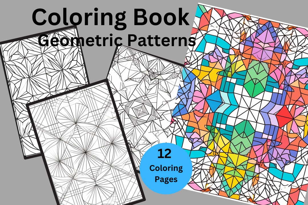 Geometric Patterns Coloring Pages Coloring Pages Coloring Book ...