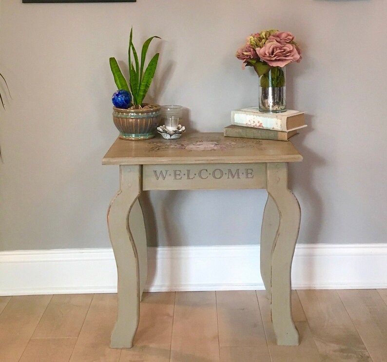 French Country Small Wood Table - Etsy