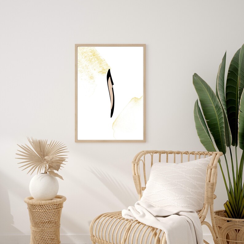 Alif Wall Art Islamic Calligraphy Wall Art Arabic Letter - Etsy