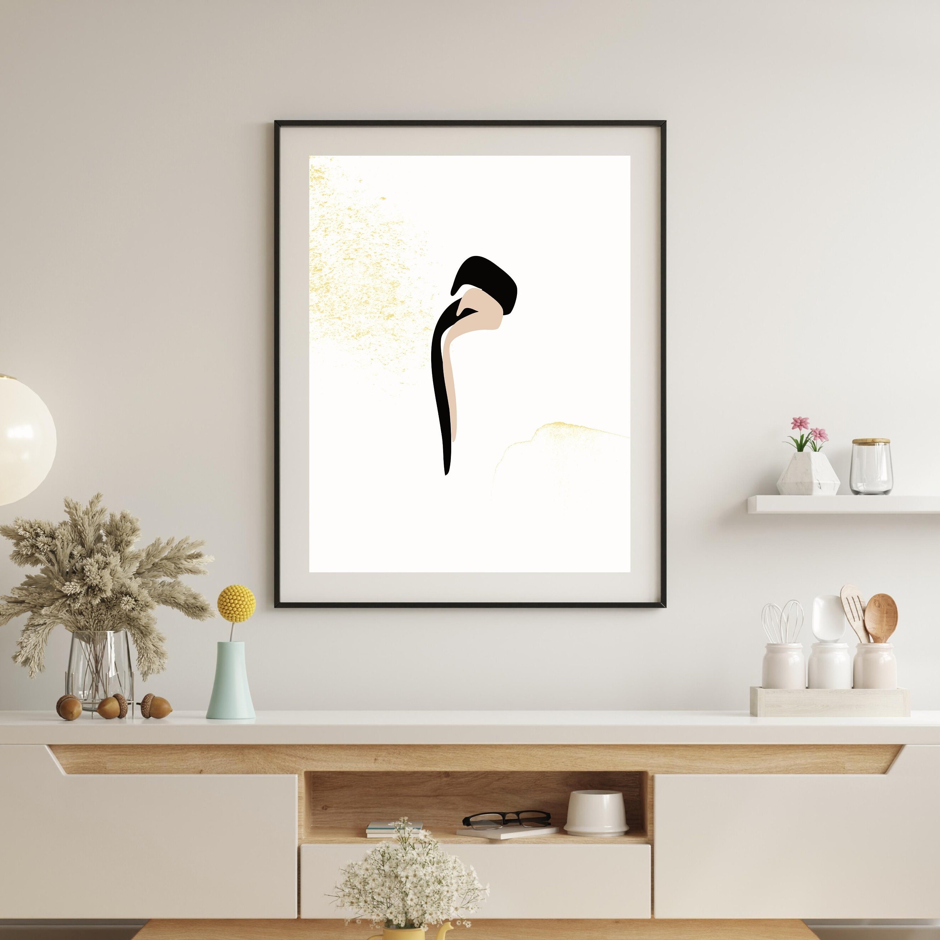 Alif Laam Meem, Islamic Calligraphy Wall Art, Arabic Letter Art, Set of ...