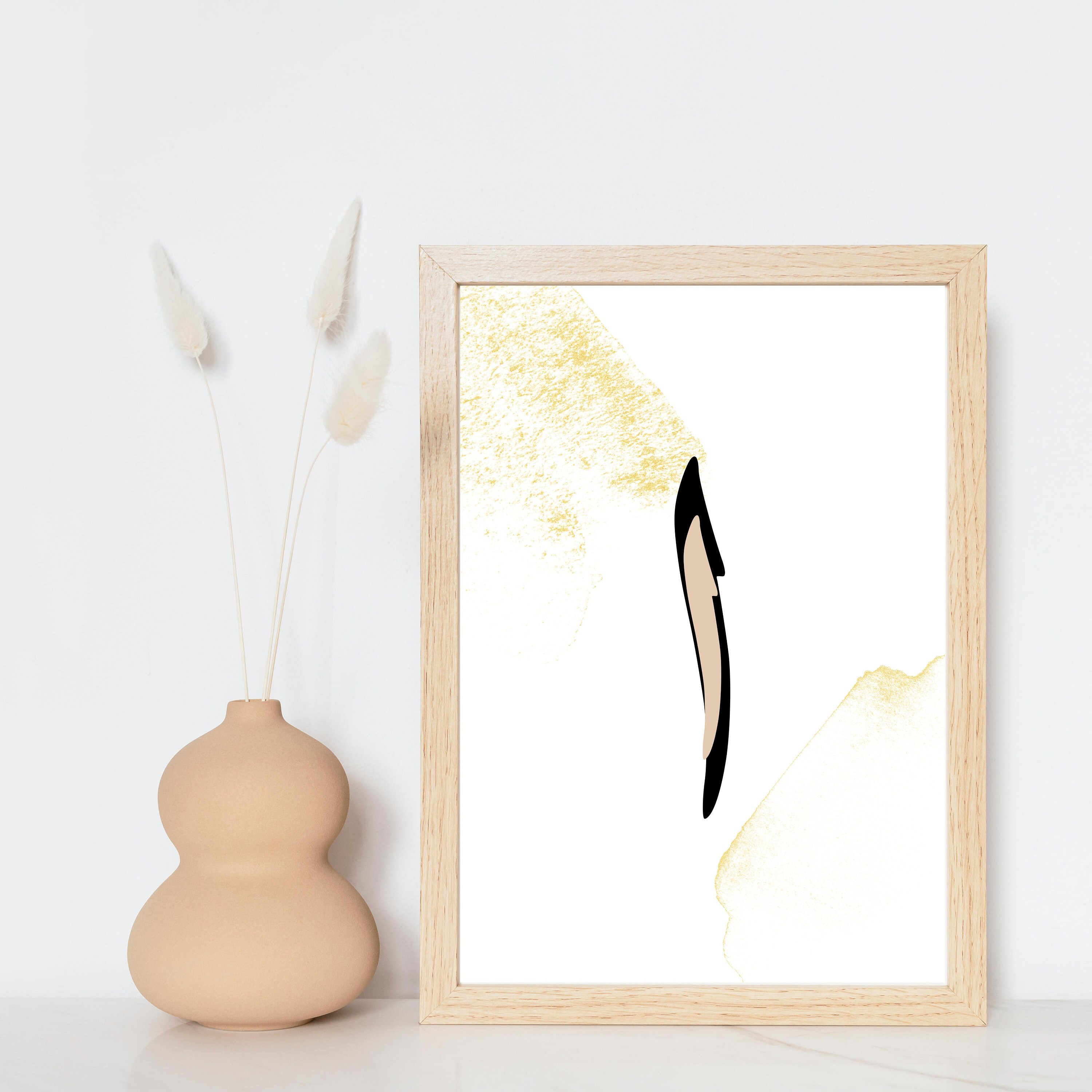 Alif Wall Art, Islamic Calligraphy Wall Art, Arabic Letter Art, Set of ...