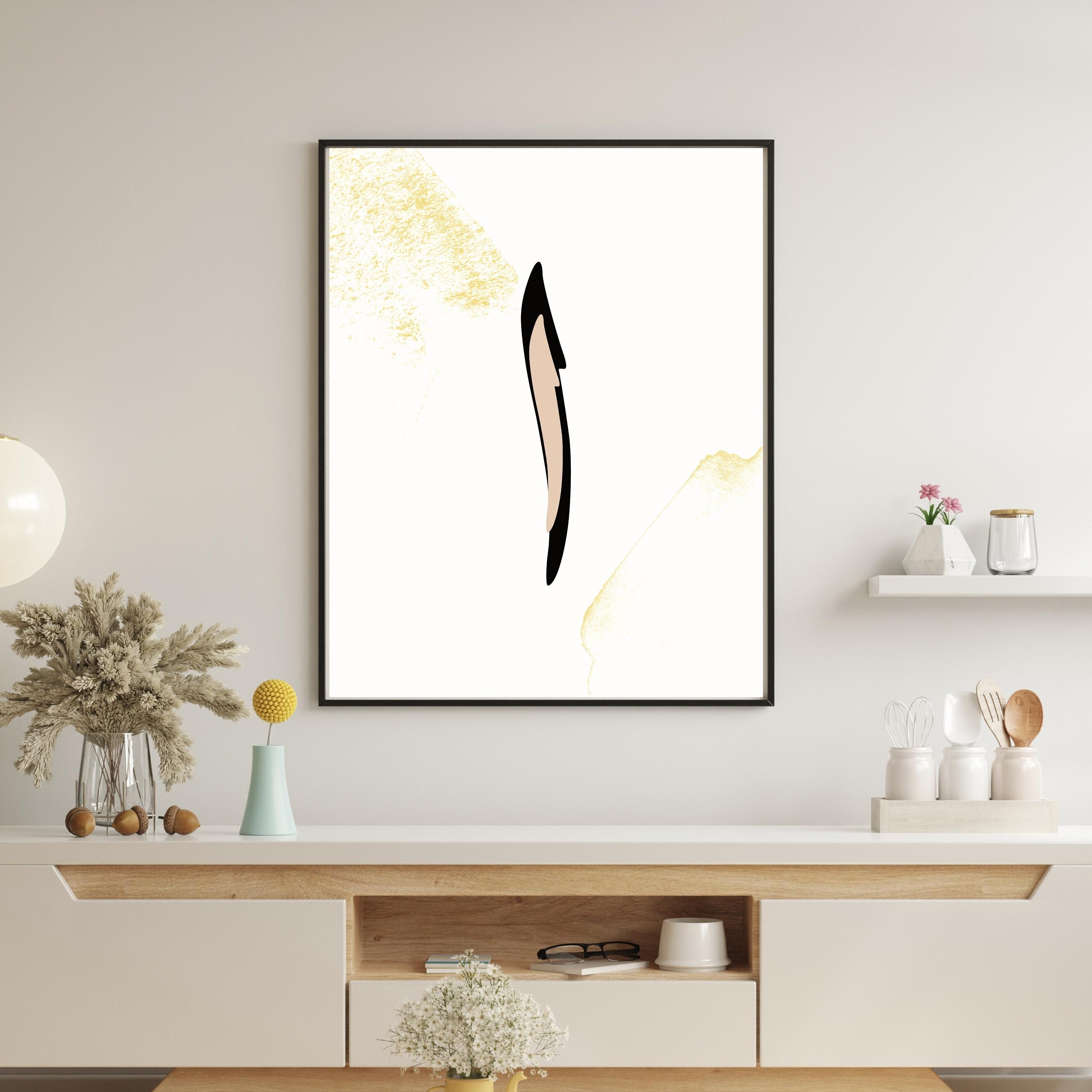 Alif Wall Art, Islamic Calligraphy Wall Art, Arabic Letter Art, Set of ...