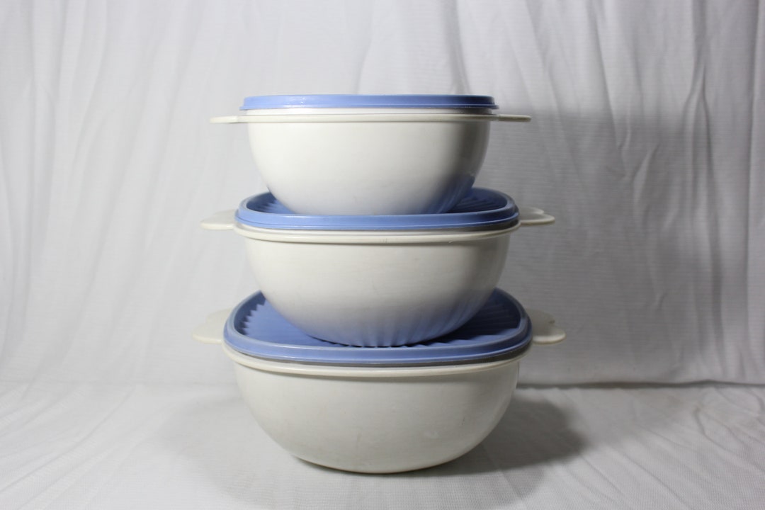 Vintage Tupperware Bowls With Butterfly Handles - Etsy