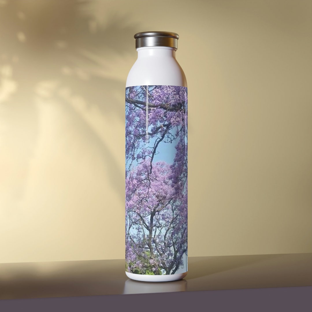 Spring Blossom 20 Oz Vacuum Insulation Water Bottle, Personalized ...