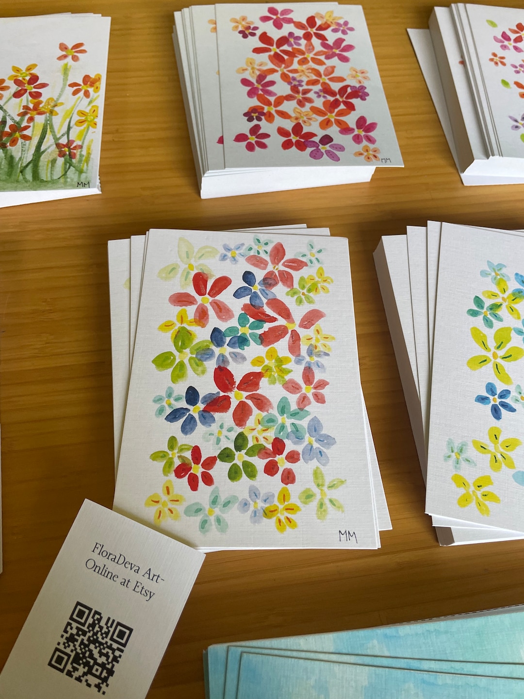 Postcard Set- Spring Flowers - Etsy
