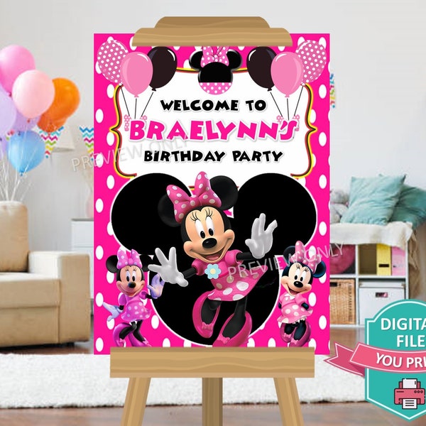 Minnie Mouse Poster - Etsy