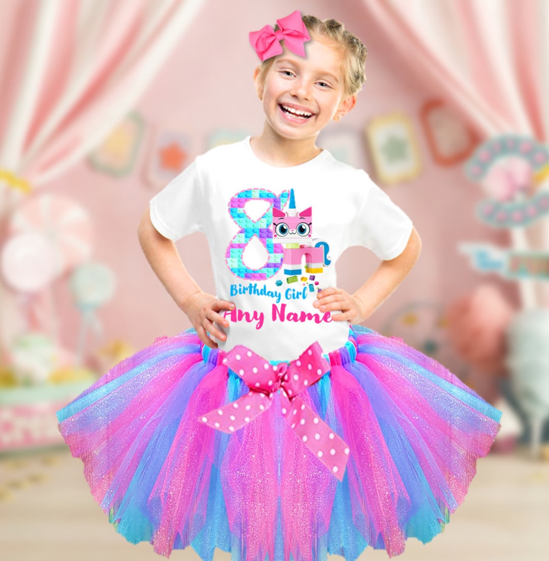 Building Blocks Unikitty Minifig Birthday Custom Name Hot Pink - Etsy