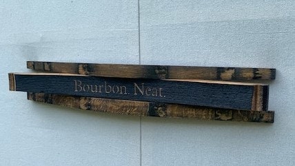 Bourbon Stave Engraved Wall Decor-neat - Etsy
