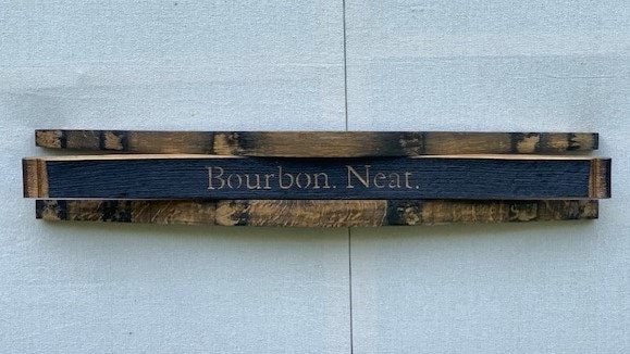 Bourbon Stave Engraved Wall Decor-neat - Etsy
