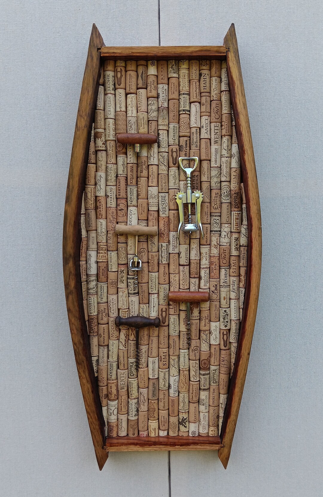 Corkscrew Wall Decor vertical - Etsy