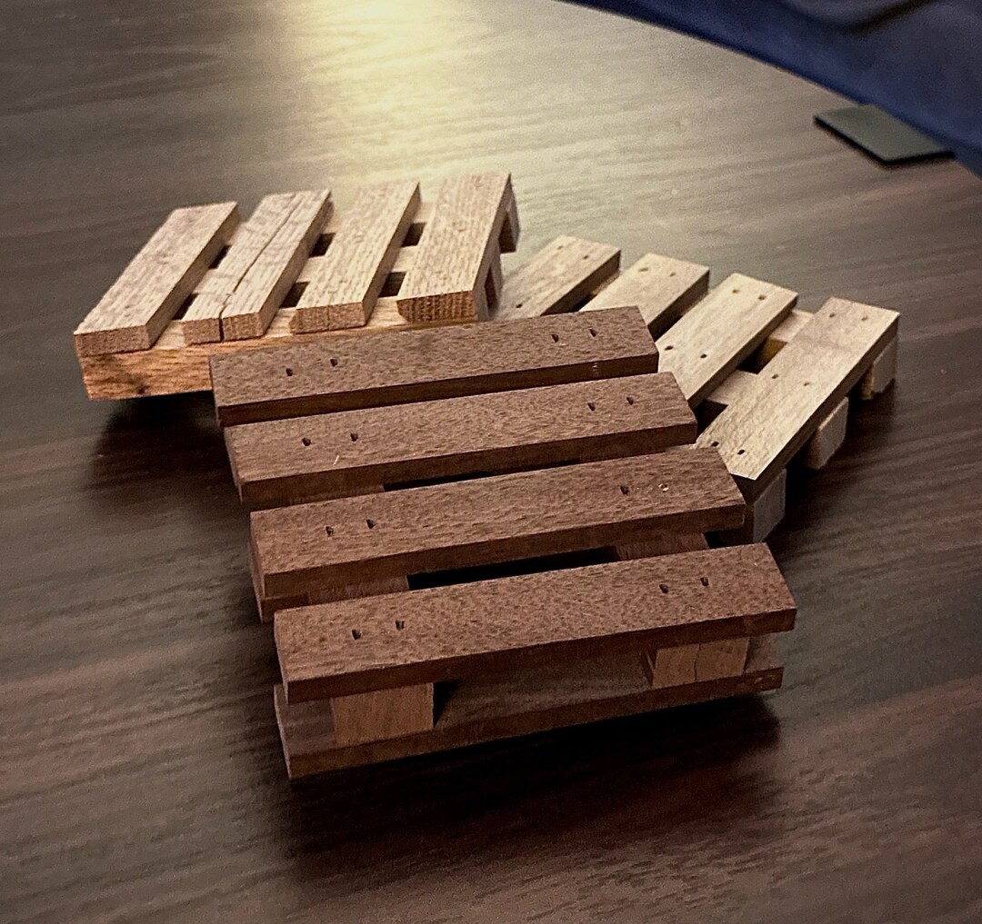 Rustic Wood Pallet Coasters | Handcrafted With Various Hardwoods Oak or ...