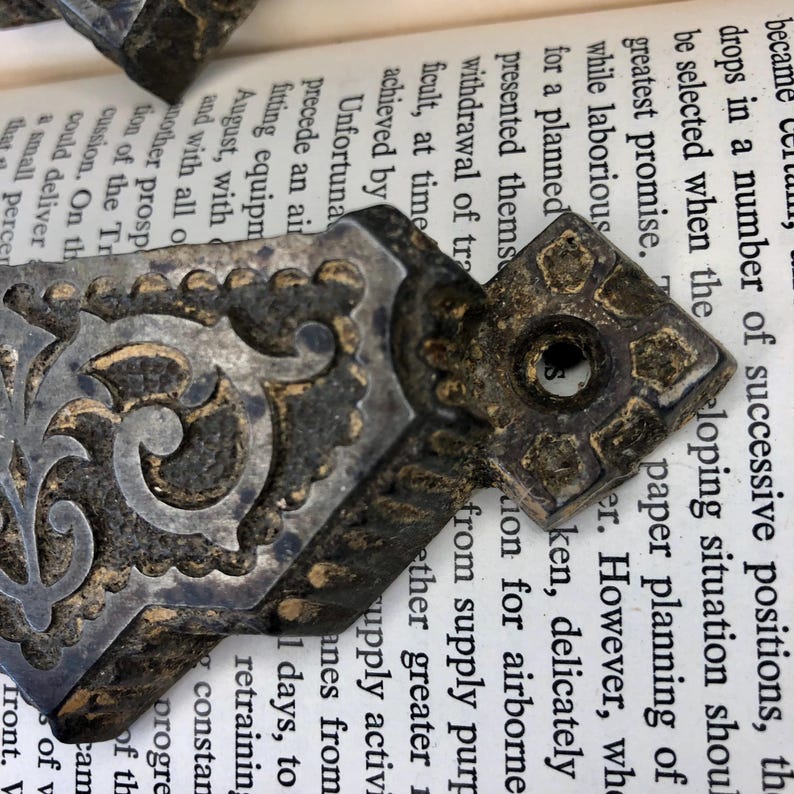 Cast Iron Drawer Pull, Vintage Cup Pull, Old World Cabinet Hardware ...