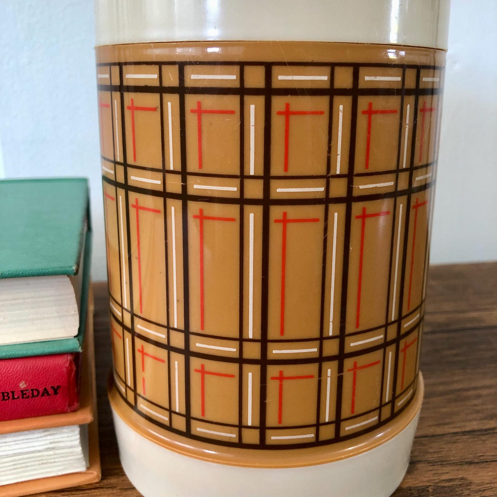Vintage Thermos, 1970s Plaid, Retro Thermos, 16 Oz. - Etsy