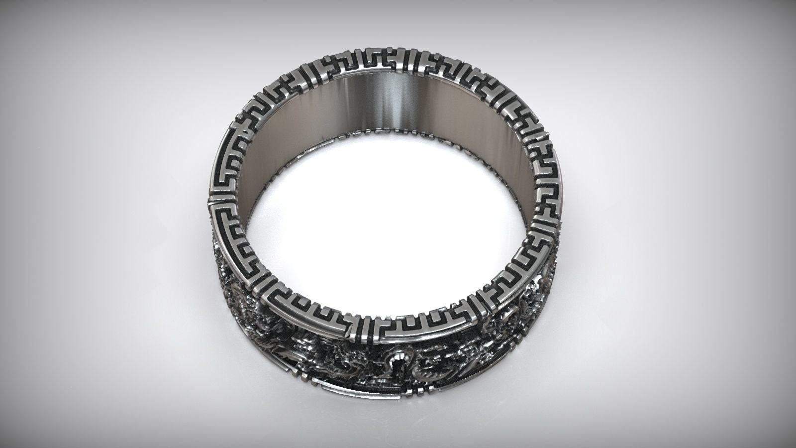 Chinese Dragon Ornament Band Wedding Traditional Dragon Band - Etsy