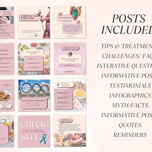 PCOS Polycystic Ovarian Syndrome Female Reproductive Health Wellness ...