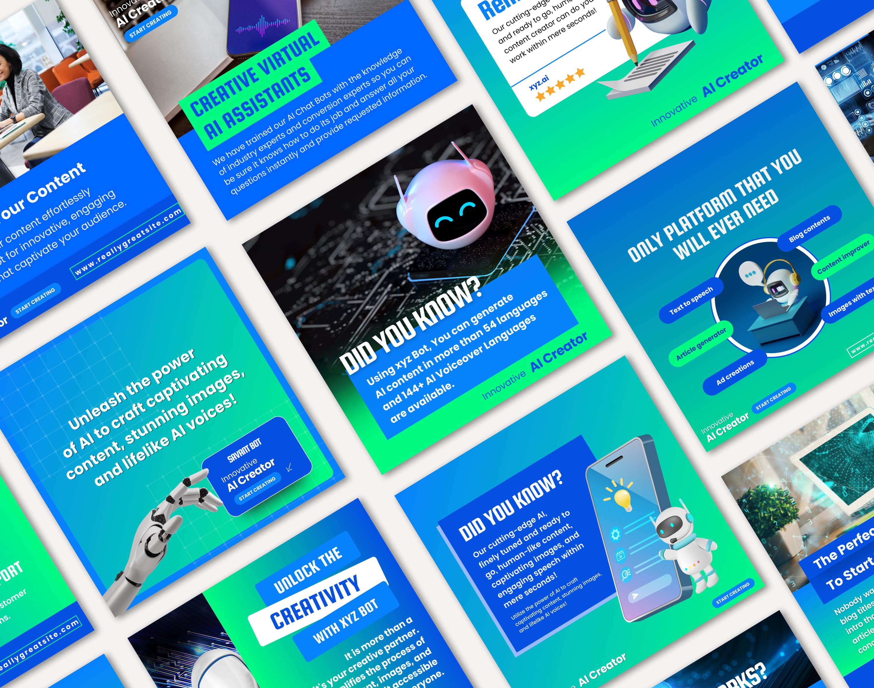 AI Artificial Intelligence Software Templates| Chatbot Templates ...