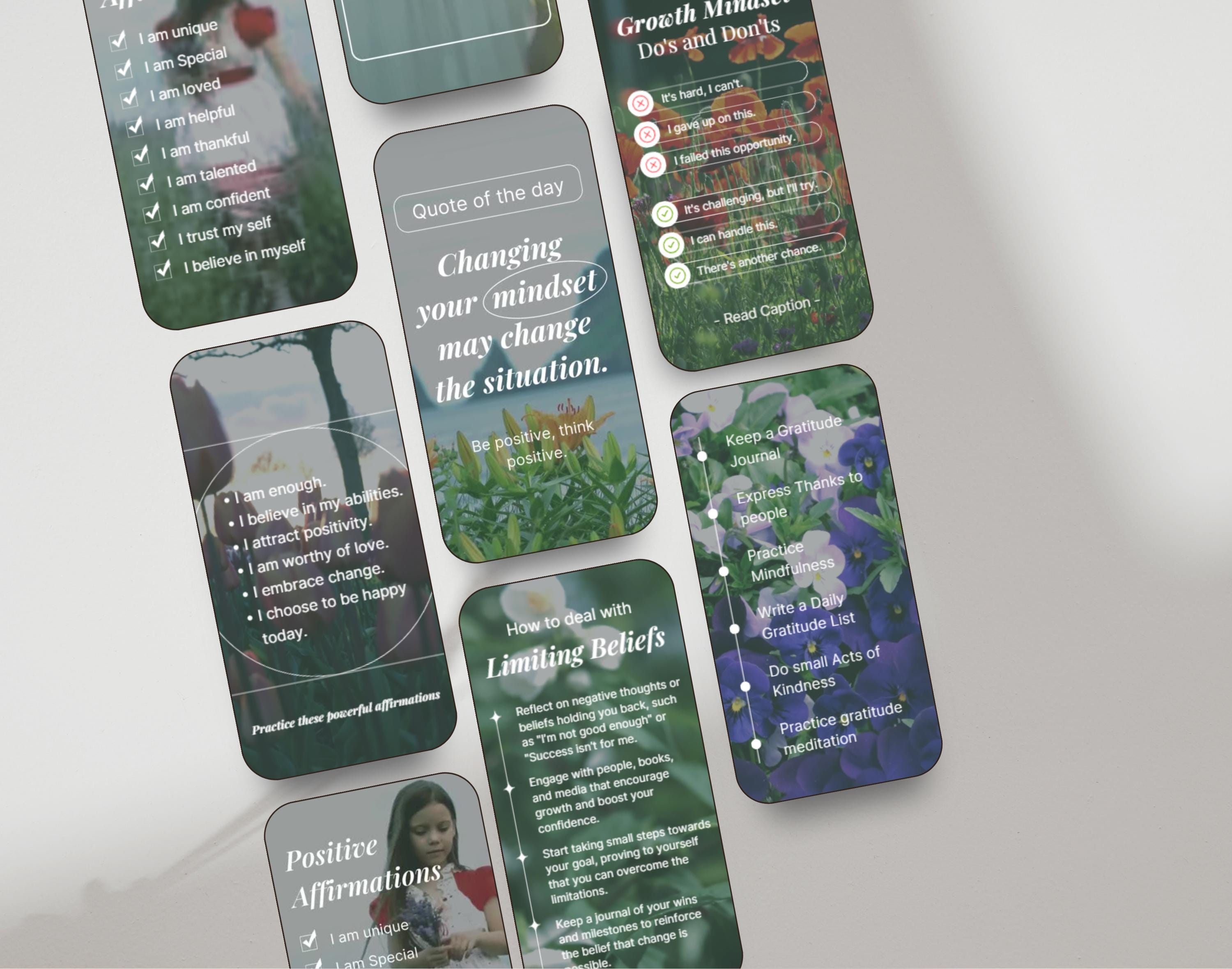 Mindset Coach Instagram Reels Social Media Posts, Life Coach Template ...