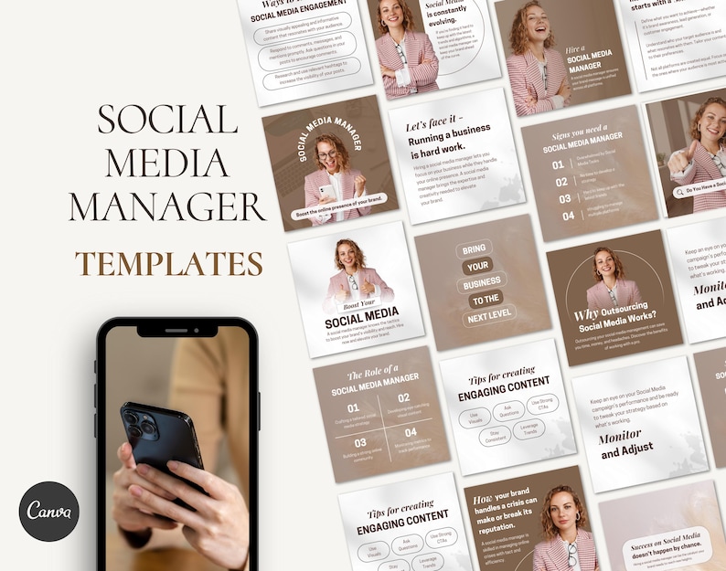 Social Media Marketing Manager Templates, Social Media Instagram ...