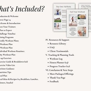 Fitness Ebook Planner Template | Workout Program Guide | Nutrition ...