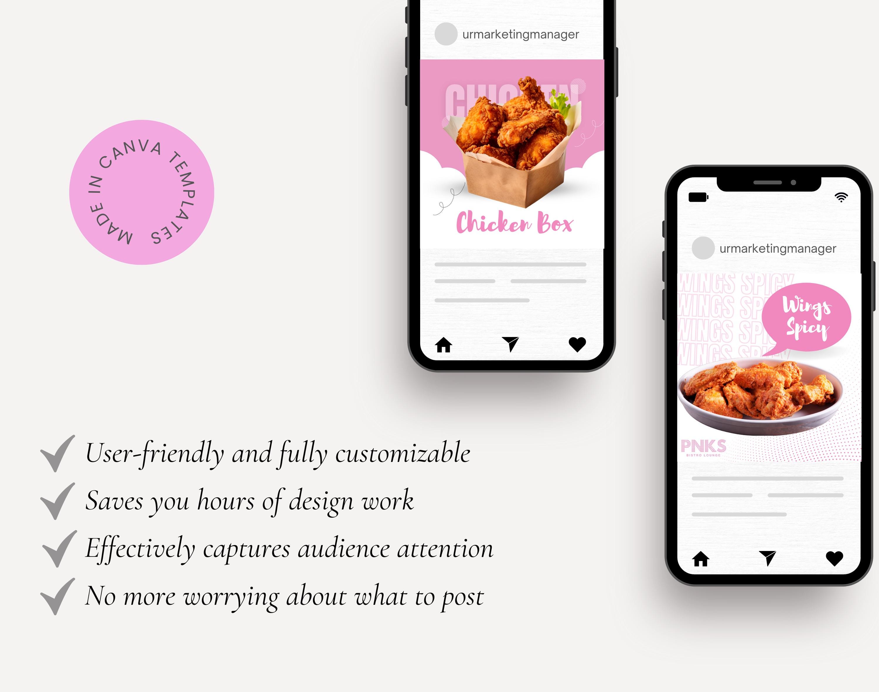 Food and Restaurant Short Videos Teasers Showcase Editable CANVA ...