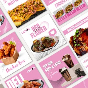 Food and Restaurant Short Videos Teasers Showcase Editable CANVA ...