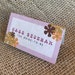 RETRO Name Card Template, Bachelorette Place Card Template, Printable ...