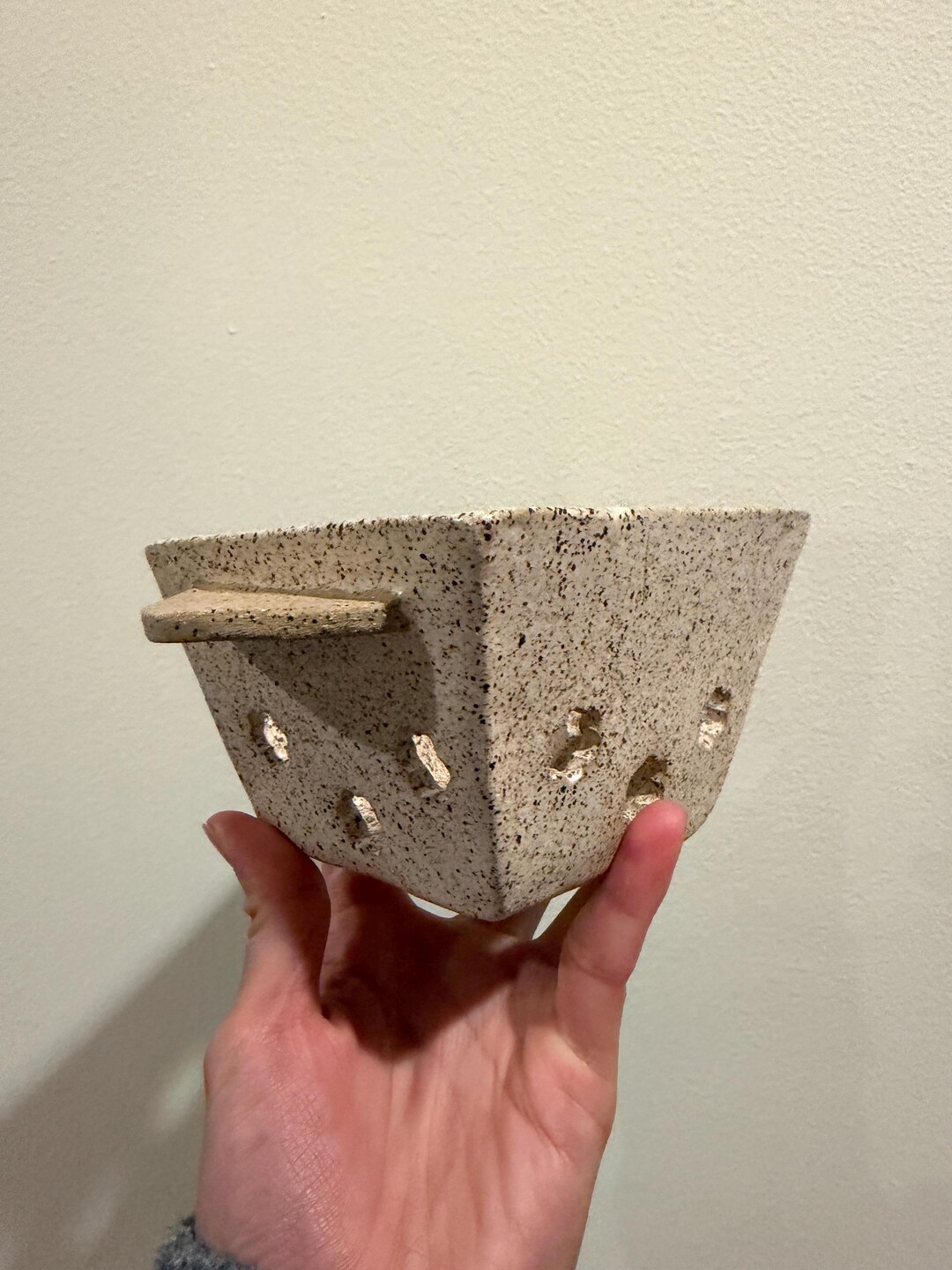 Set of 2 Custom Kitchen Square Bowls for Berries, Snacks, Hosting ...
