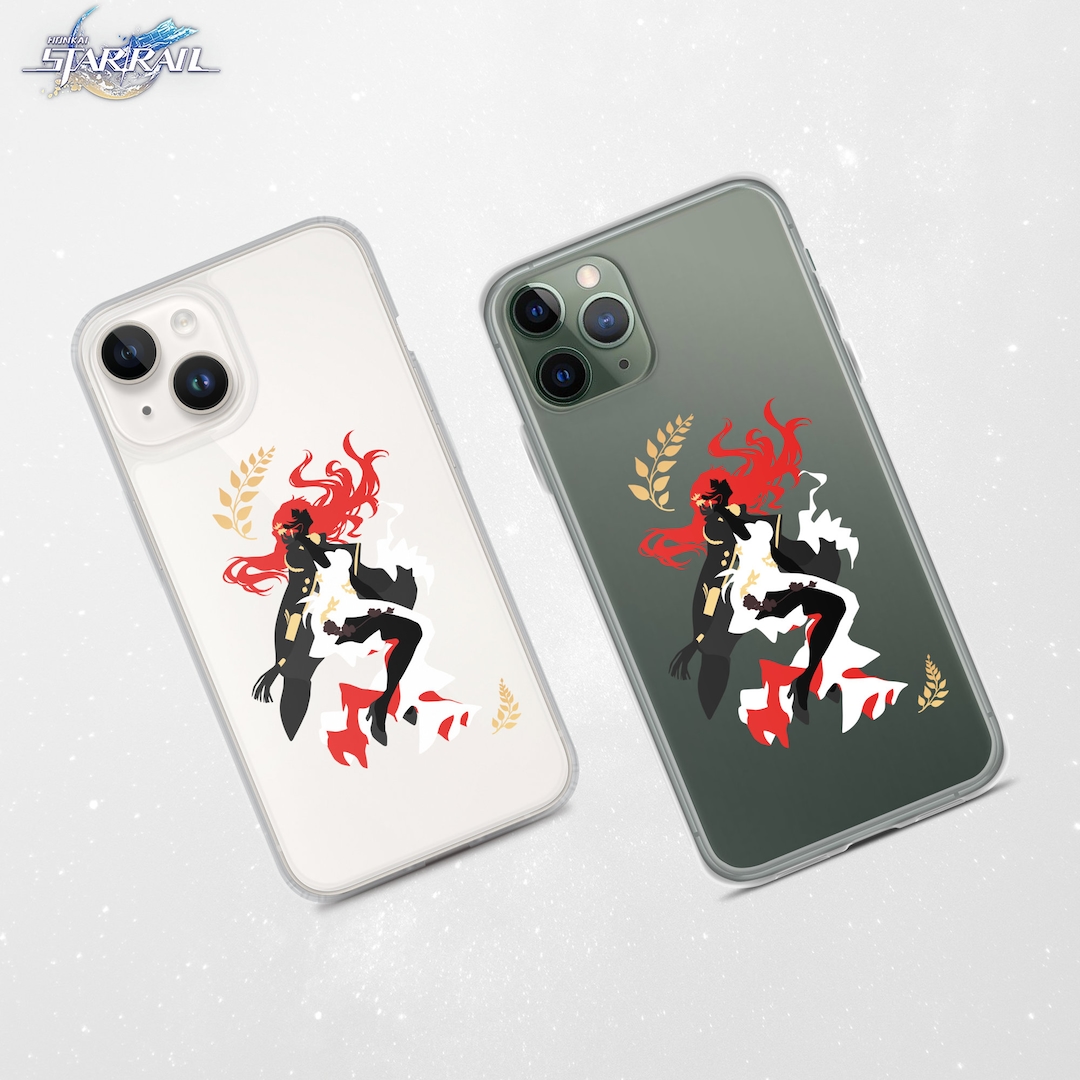 Honkai Star Rail HSR Himeko Clear Gaming Phone Case, Night on the Milky ...