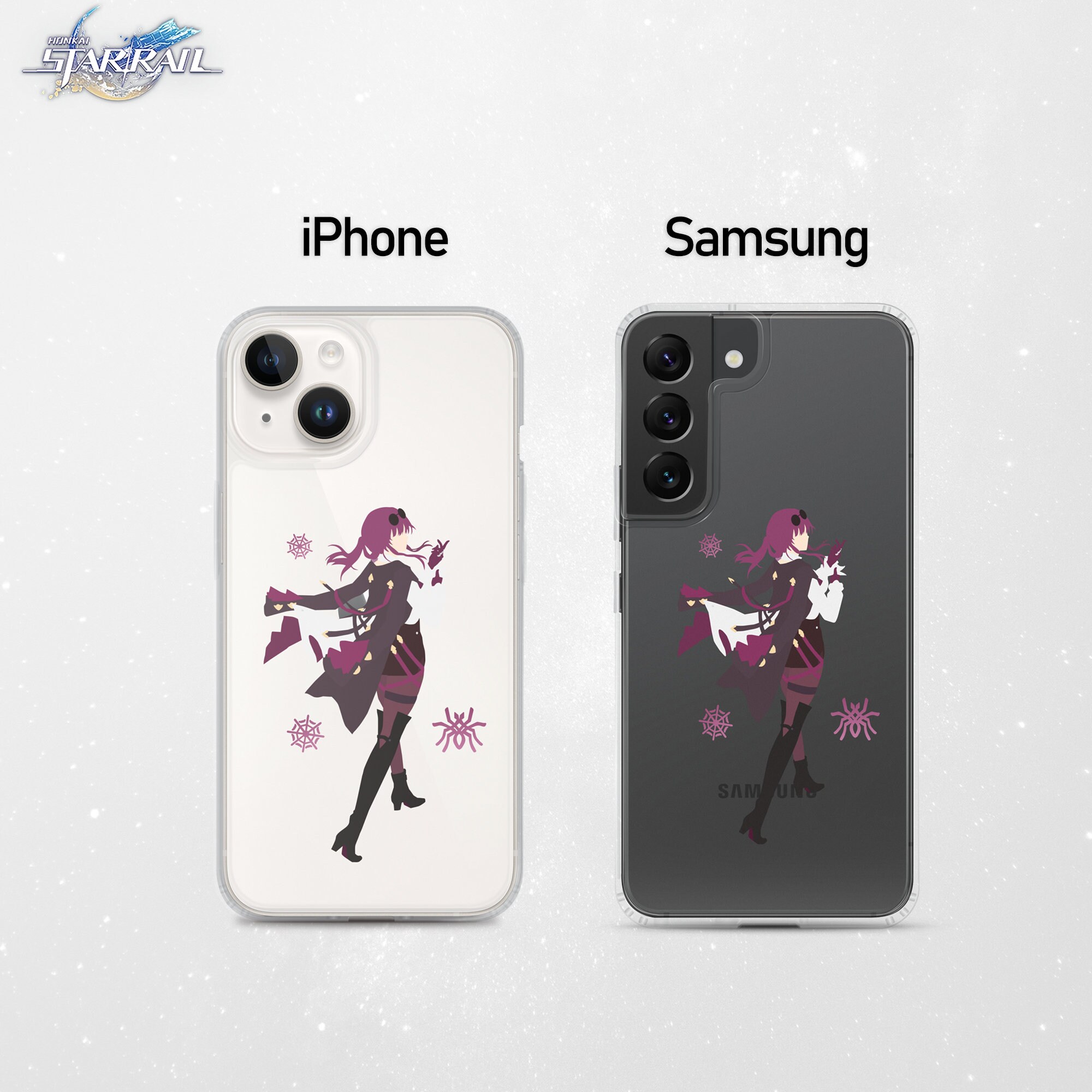 Honkai Star Rail HSR Kafka Clear Gaming Phone Case, Twilight Trill ...