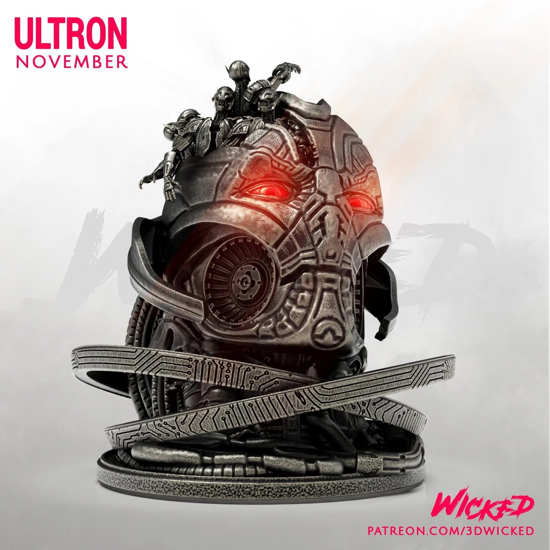 Ultron bust / Action Figure / Film & TV Series / Resin / Marvel ...