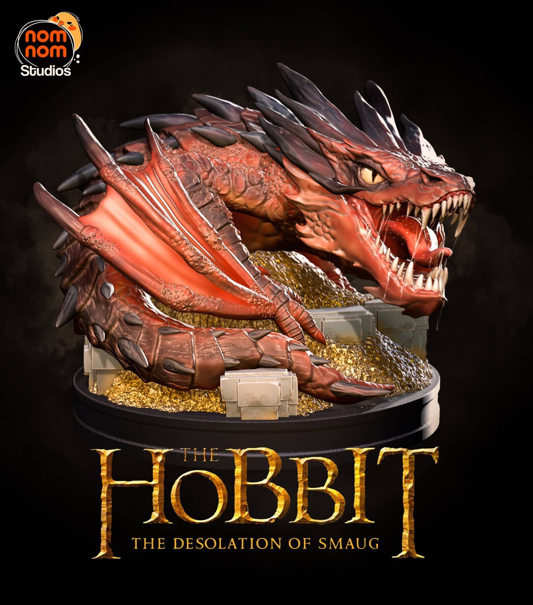 Tiny Smaug / Action Figure / Film & TV Series / Resin / Lord of the ...