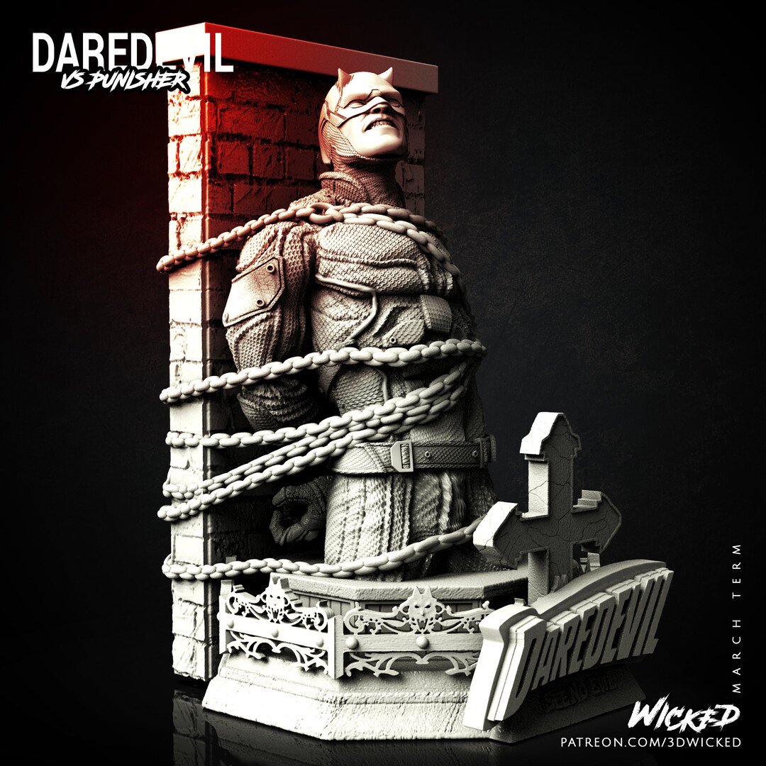Daredevil bust / Action Figure / Film & TV Series / Resin / Daredevil ...