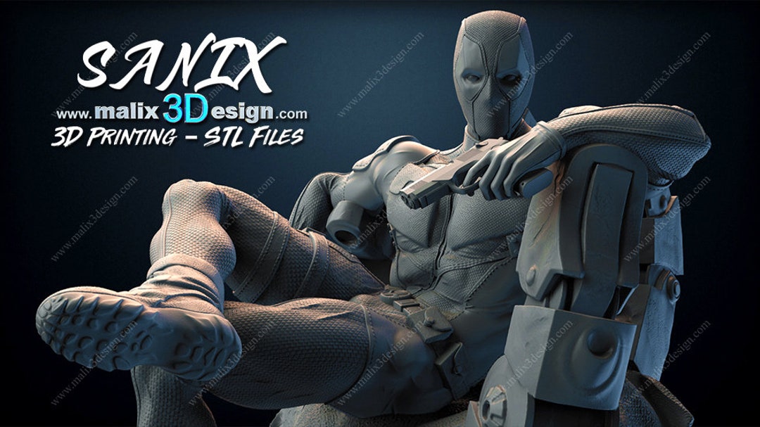 Deadpool / Action Figure / Film & TV Series / Resin / Deadpool / 3D ...