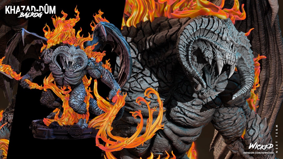 Balrog / Action Figure / Film & TV Series / Resin / Lord of the Rings ...